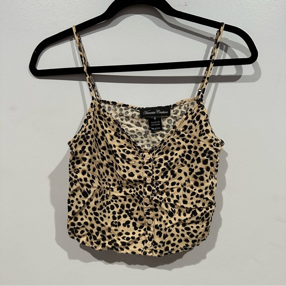 Amazon Essentials | Tops | Cheetah Crop Top Vanessa Couture | Poshmark